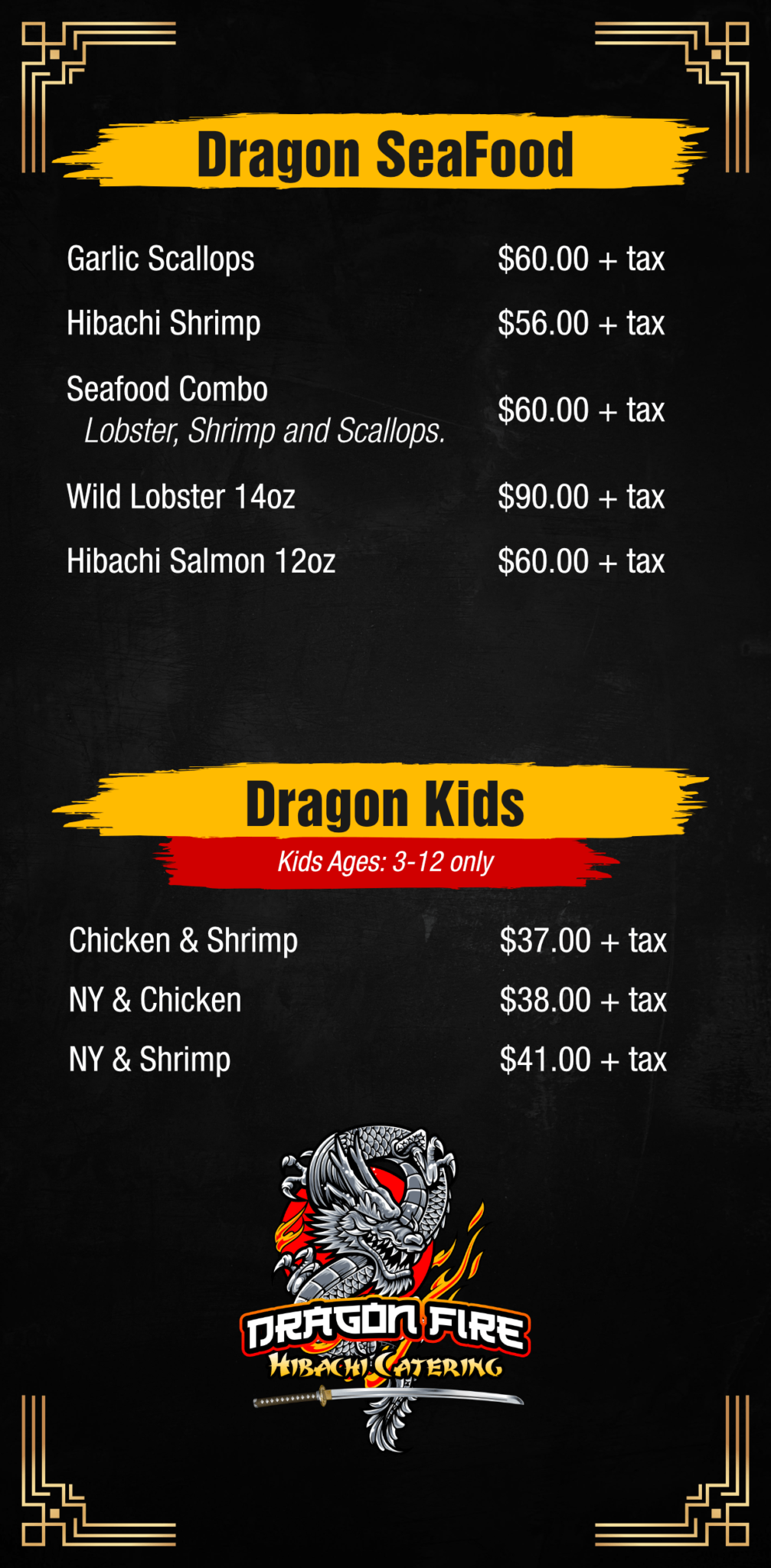 Dragon Fire Hibachi Catering